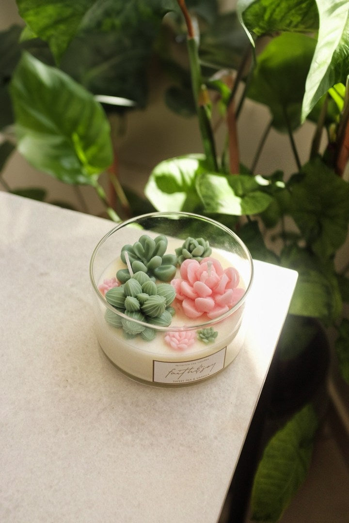 Terrarium Candles | faith&joy - Decorative Soy Candles